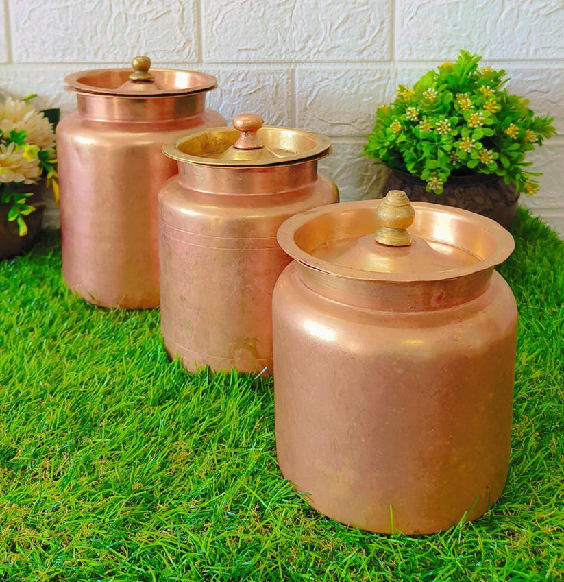 Antique Brass Storage Box Set of 3 – Bombay Antiques