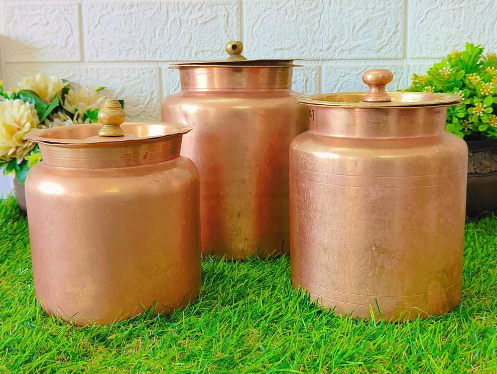 Antique Brass Storage Box Set of 3 – Bombay Antiques