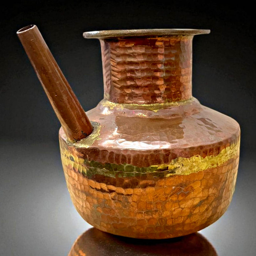 Antique Copper Kamandal | Traditional Water Pot for Decor & Collection ...