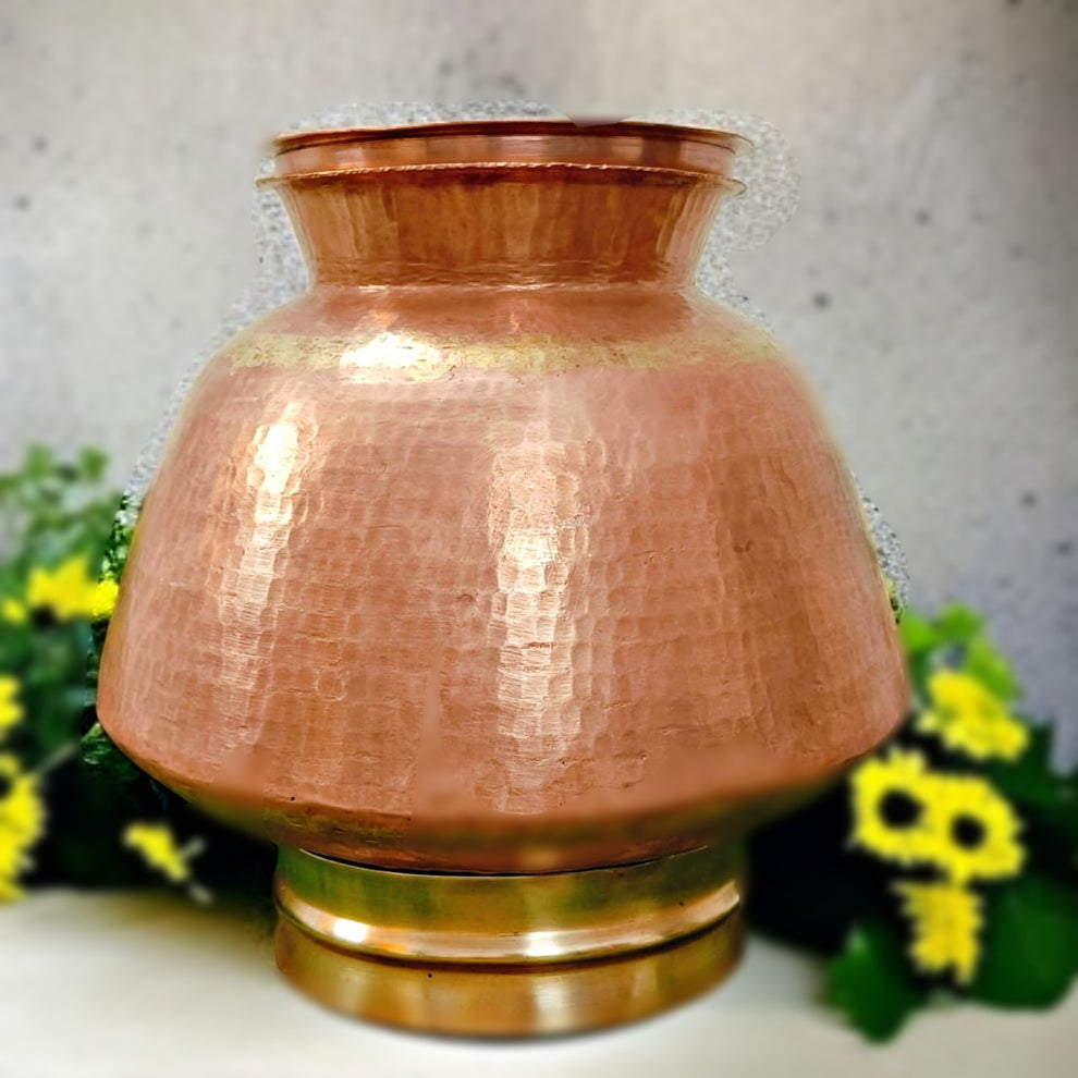 Antique Copper Cooking Pot | Tamba Bhagona | Traditional Kitchen Utens ...