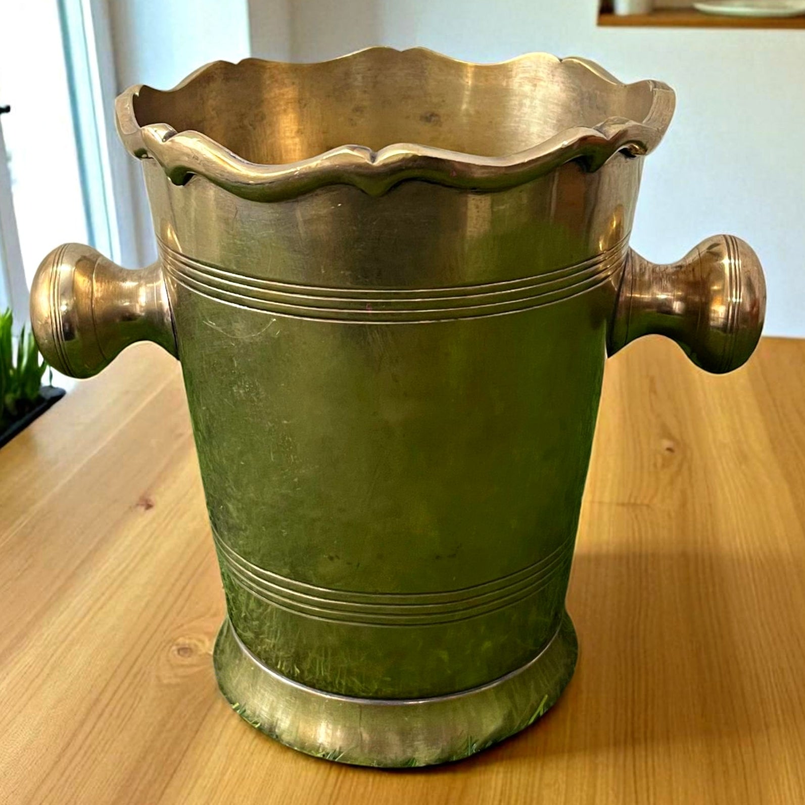 Antique Brass Bucket | Rustic Pital Water Pot – Bombay Antiques