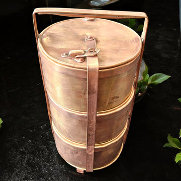 Brass Tiffin Boxes | Vintage Lunch Carriers | Bombay Antiques